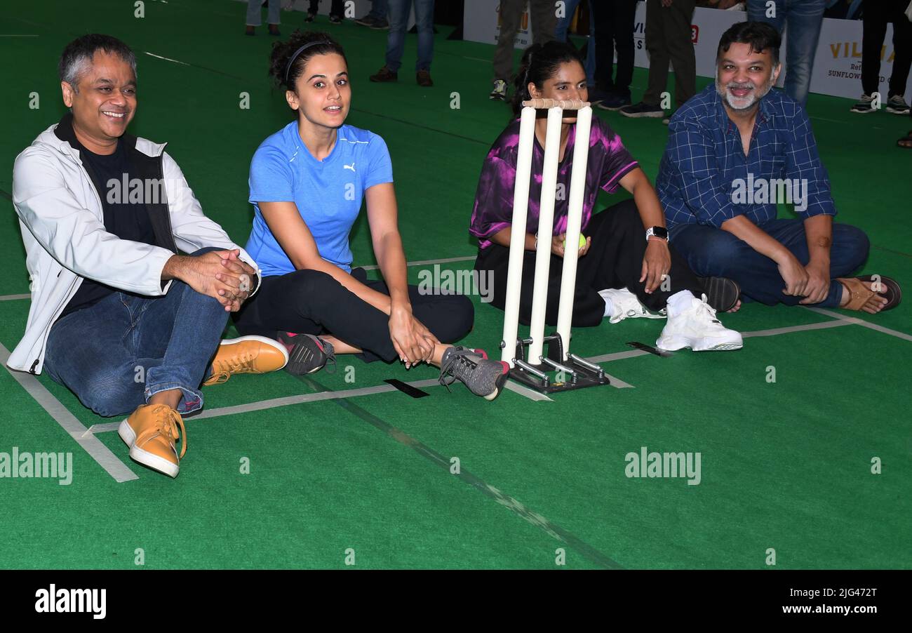 Mumbai, India. 07th July, 2022. (L-R) Producer Ajit Andhare, Bollywood ...