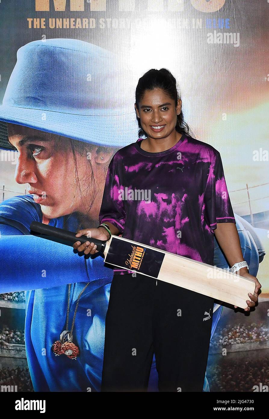 Mumbai, India. 07th July, 2022. Former Indian women's cricket team ...