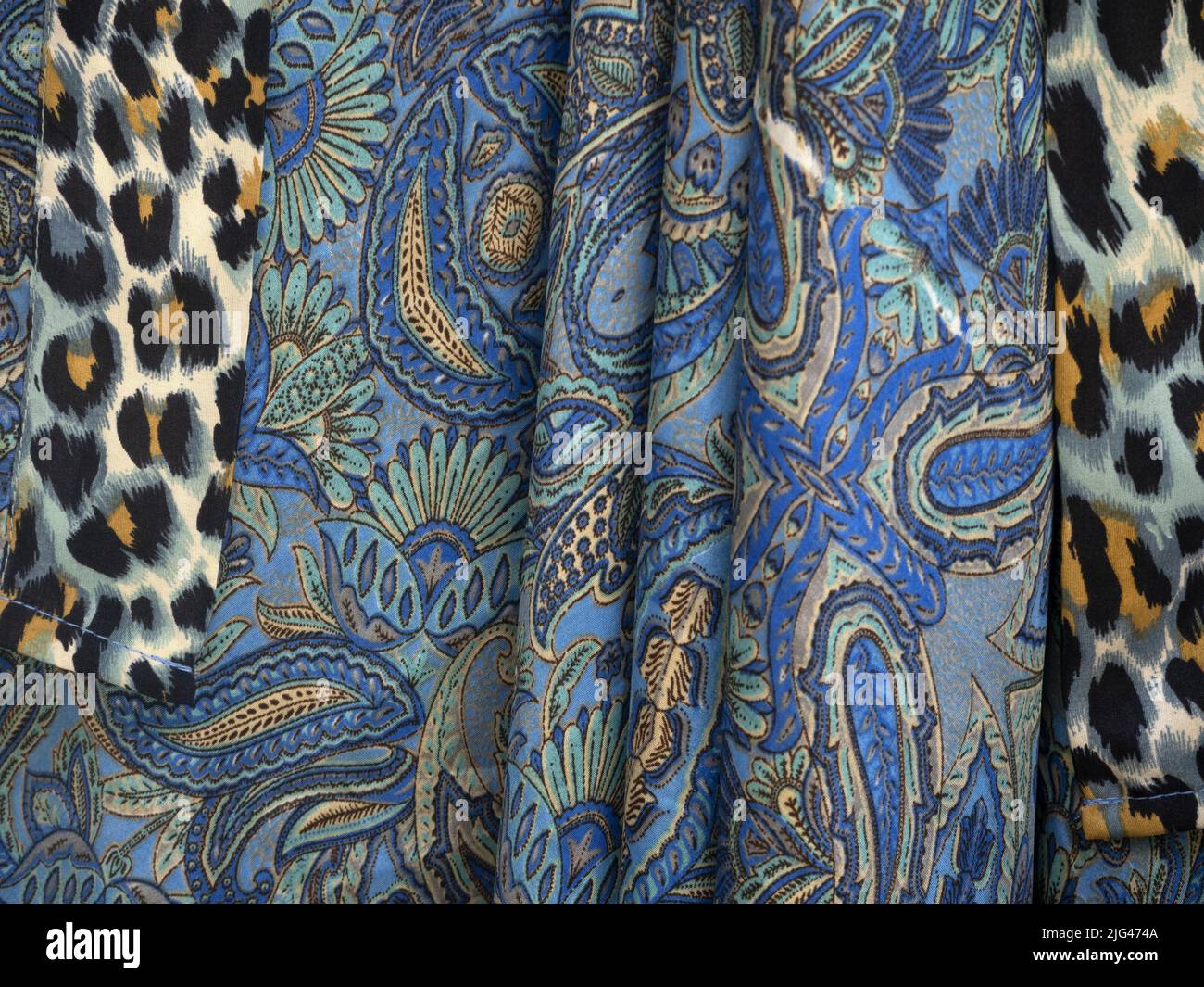 oriental style indian fabric detail texture Stock Photo - Alamy