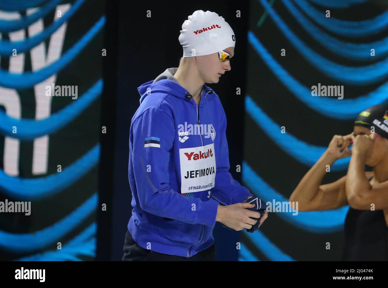 Eneli Jefimova of Estonie 50 M Breaststroke Women during the 19th FINA ...