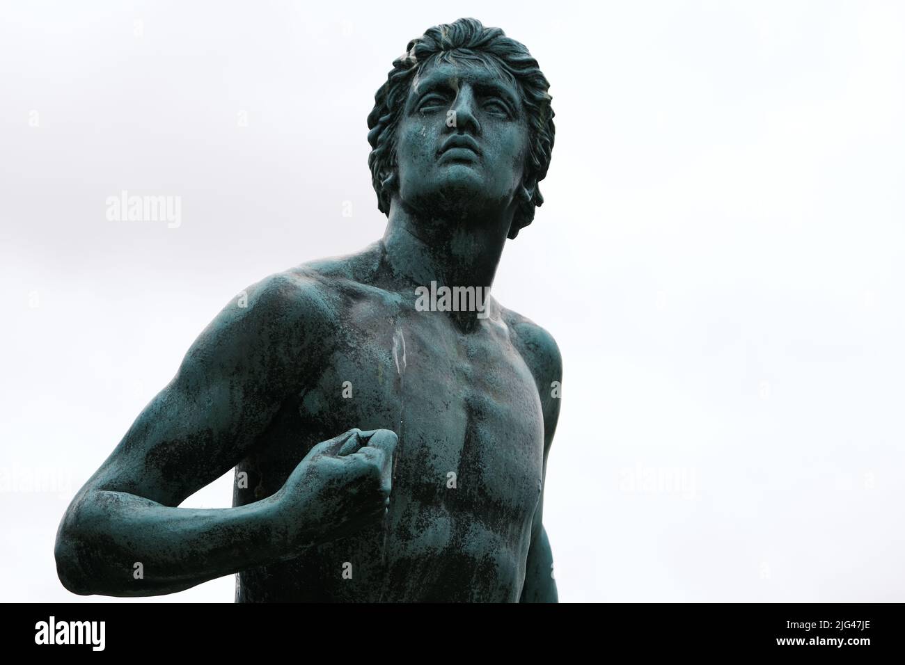 Greek runner sculpture hi-res stock photography and images - Alamy