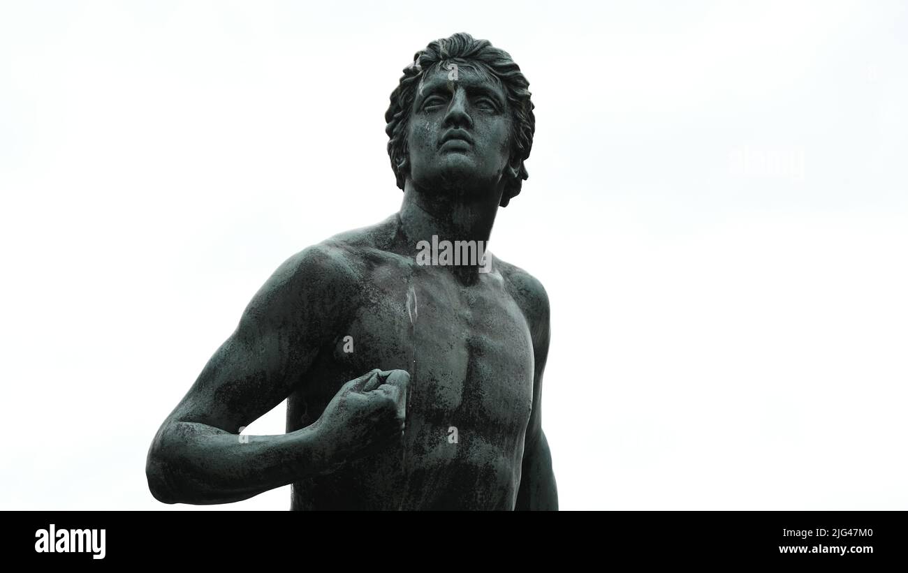 Greek runner sculpture hi-res stock photography and images - Alamy