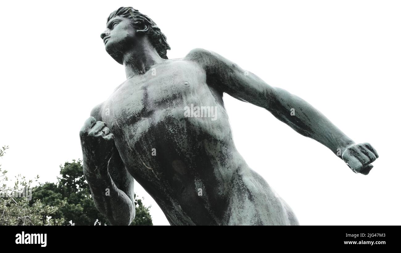 Greek runner sculpture hi-res stock photography and images - Alamy