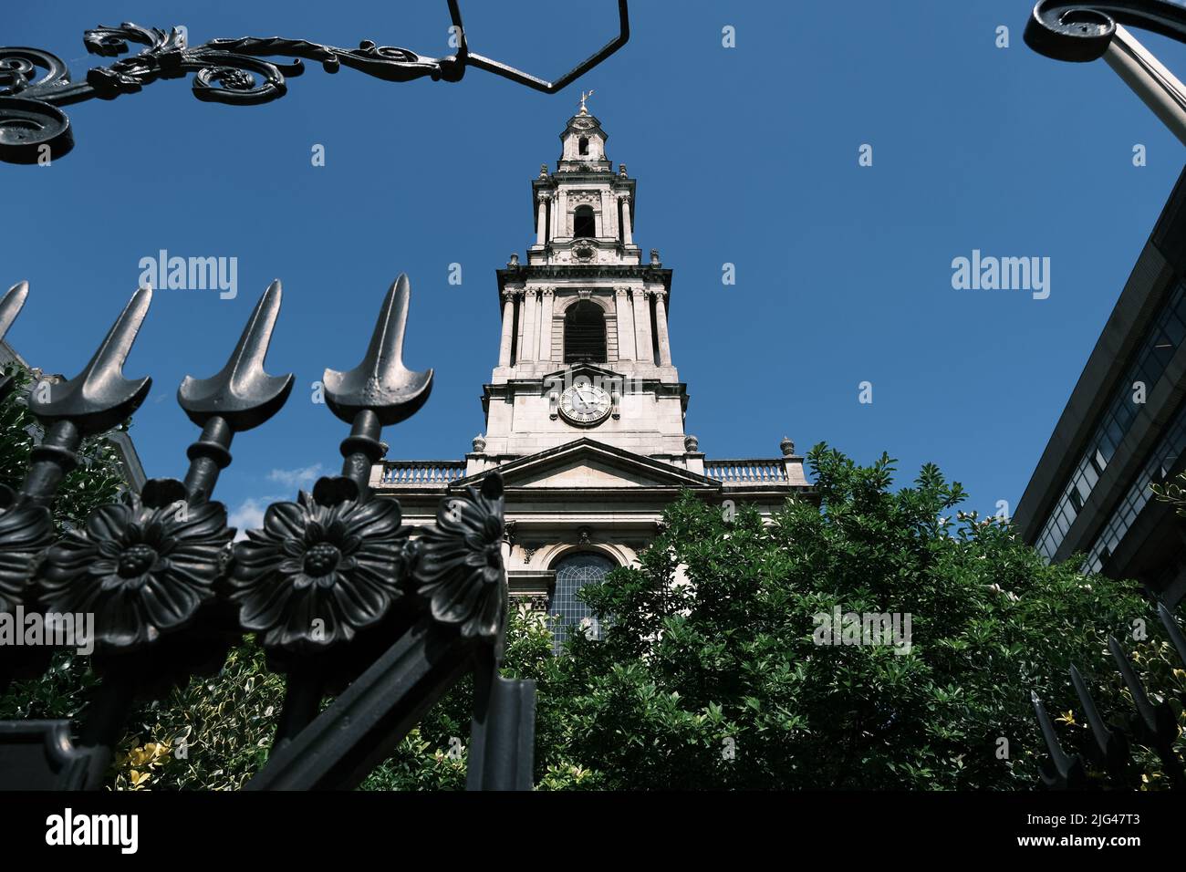 St Mary le Strand Stock Photo - Alamy