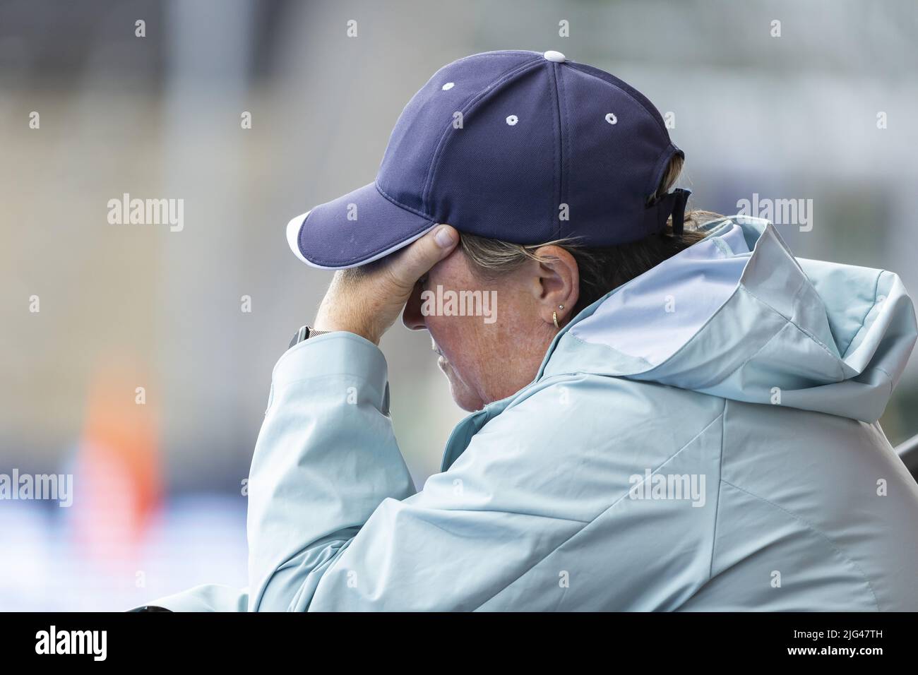 AMSTERDAM - Head coach Alyson Annan (CHN) during the match between ...
