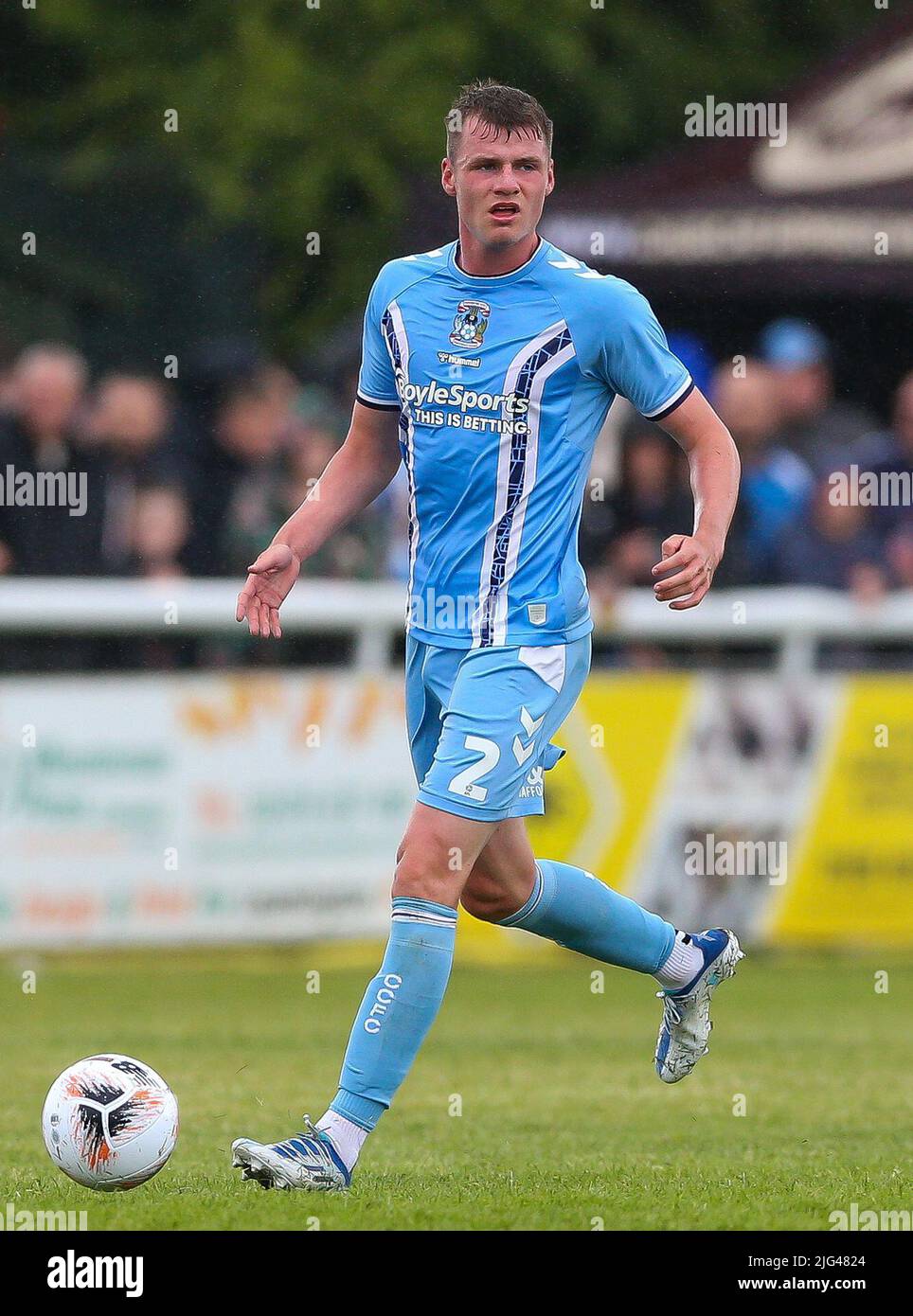 Coventry City's Jack Burroughs during the pre-season friendly match at ...