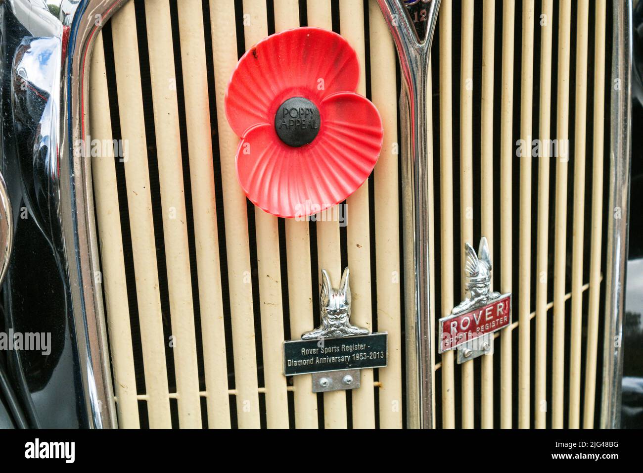 Rover 12. Rover Sports Register Stock Photo - Alamy