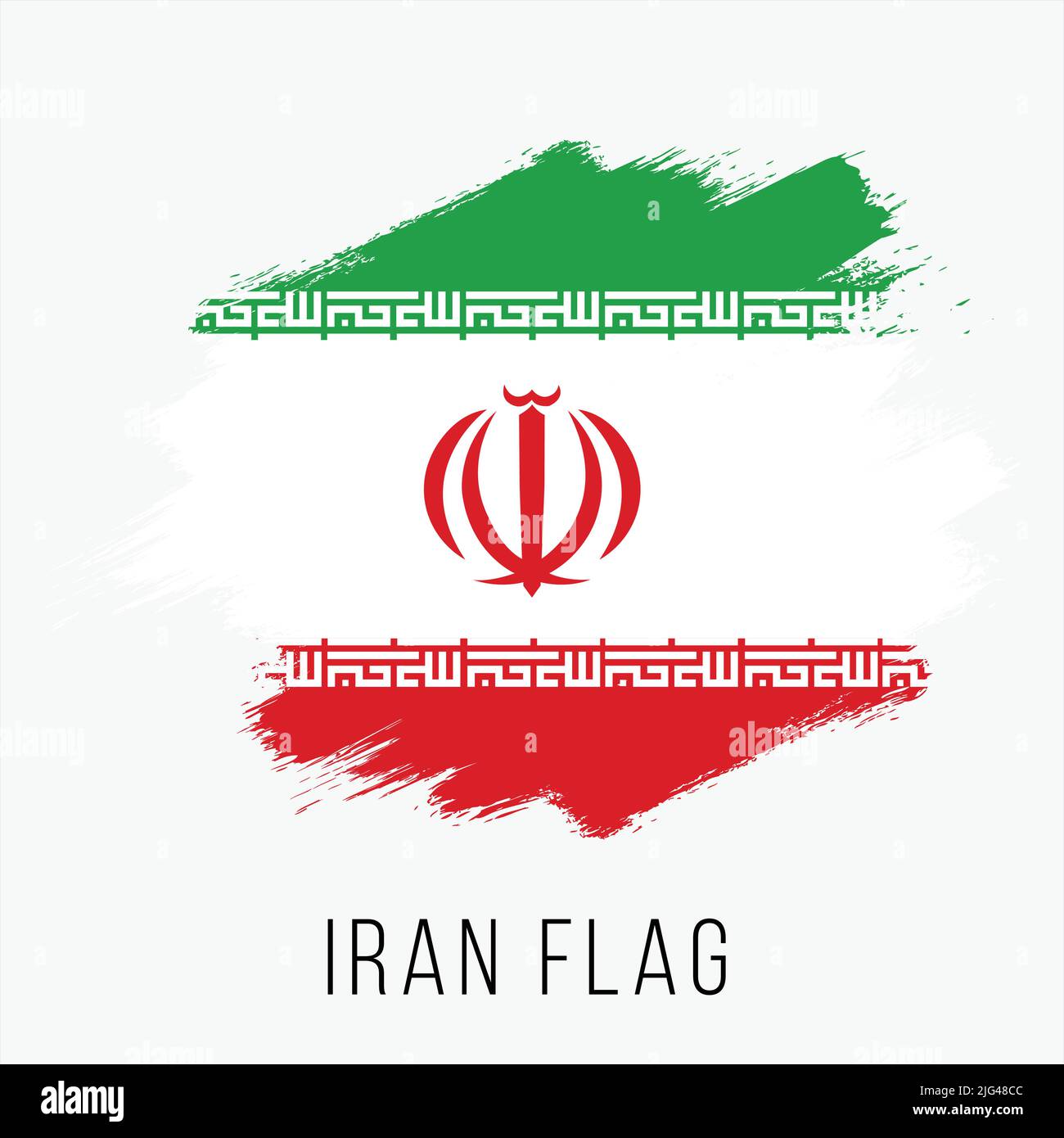 Iran flag vector vectors hi-res stock photography and images - Alamy