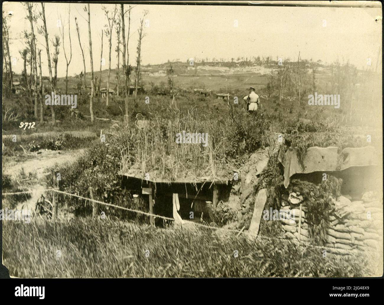The battle between Aisne and Marne. The enemy positions in front of ...