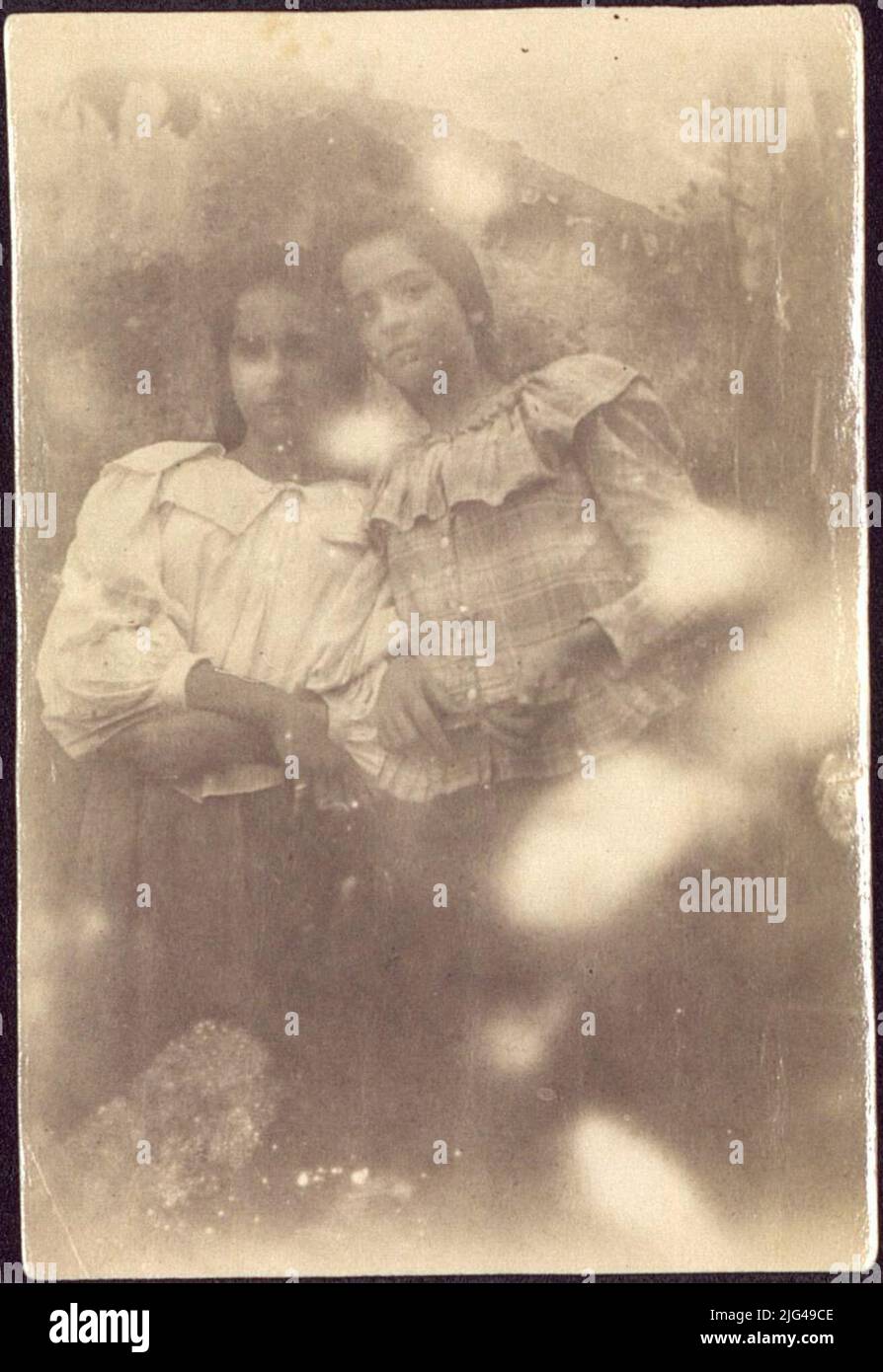 Portrait of two philippines mestizas. Portrait of two mestizo women ...