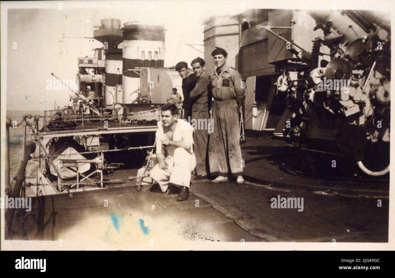 Photography of Spanish sailors, 1942. Photography of Spanish sailors ...