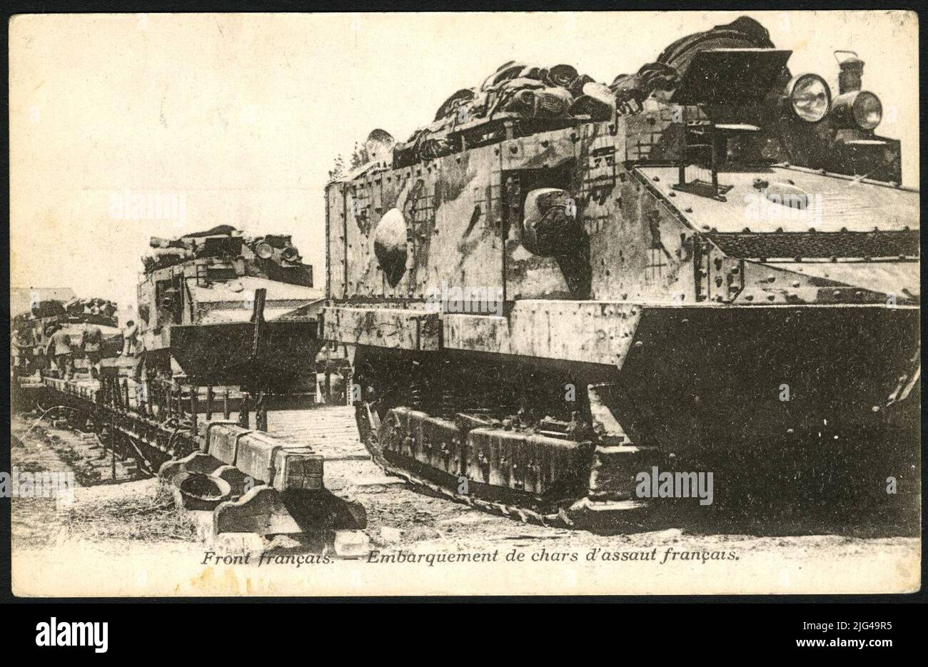 French front. Board of French assault tanks. Reasoned classification ...