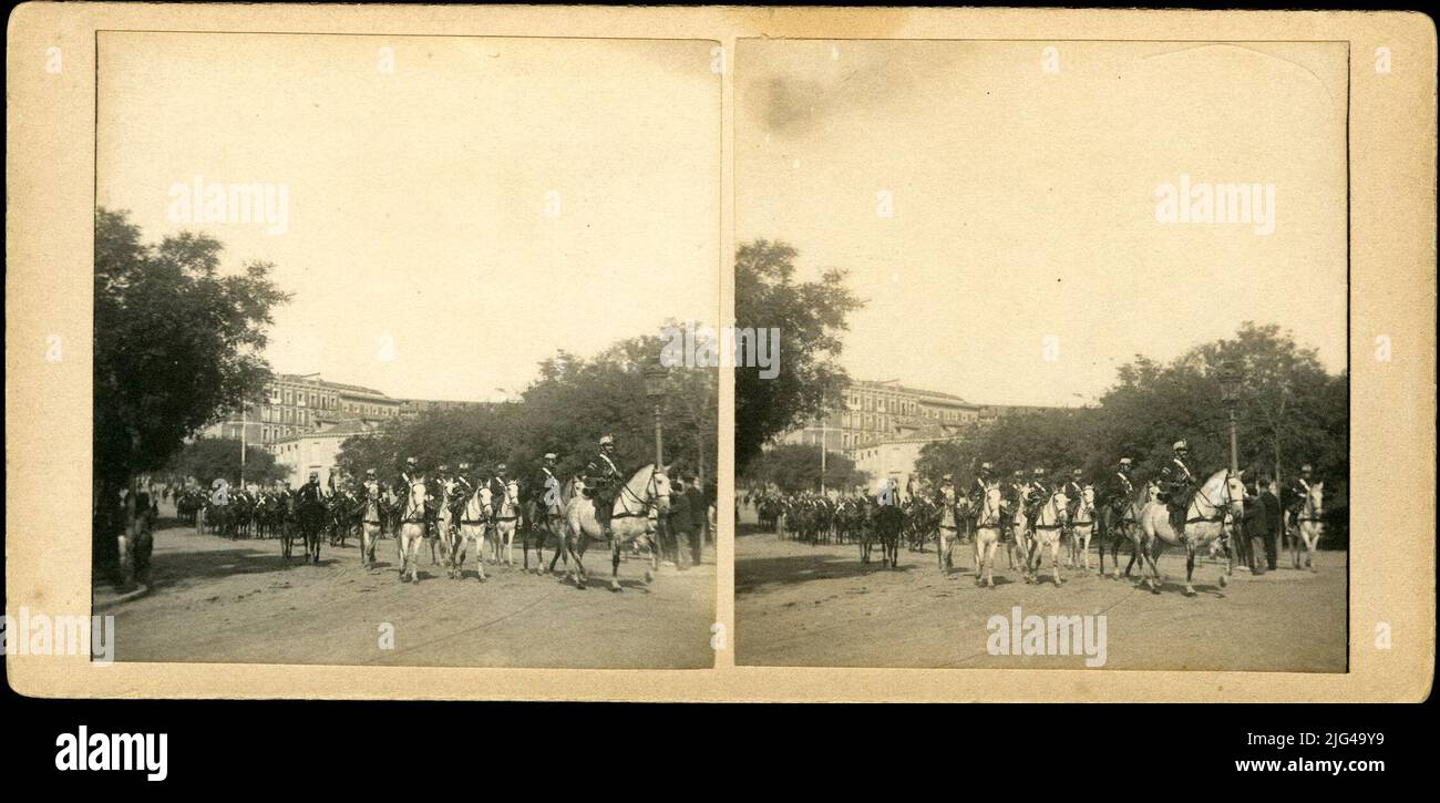 PHOTOGRAPHY. PARADE. Artillery Regiment. (Alfonso XIII wedding ...