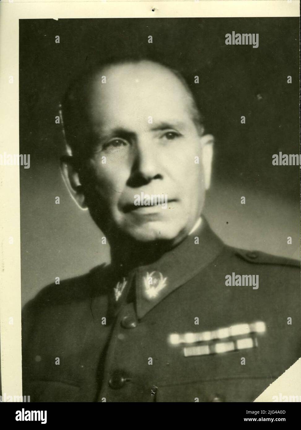 Portrait of the Gral Mayor. Mr. Francisco Jiménez Arenas, 1960 ...