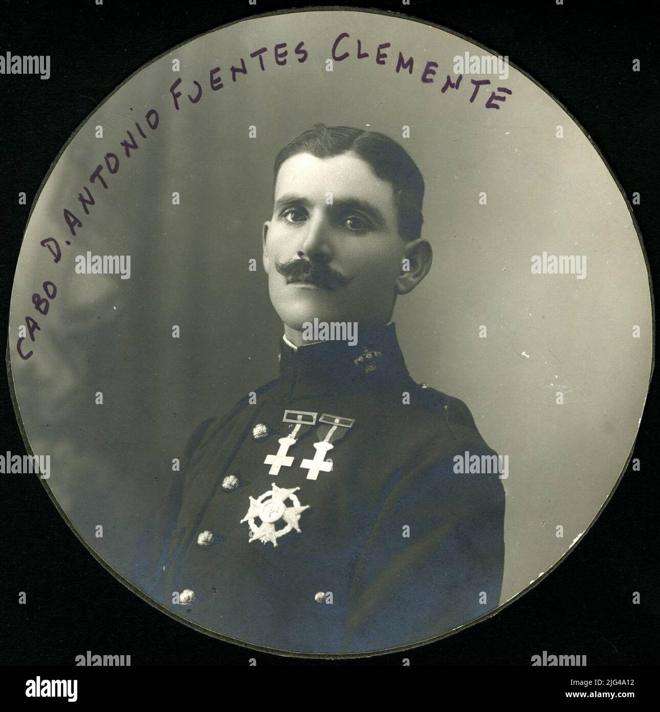 Portrait of Cape D. Antonio Fuentes Clemente, 1910. Characters: Sources ...