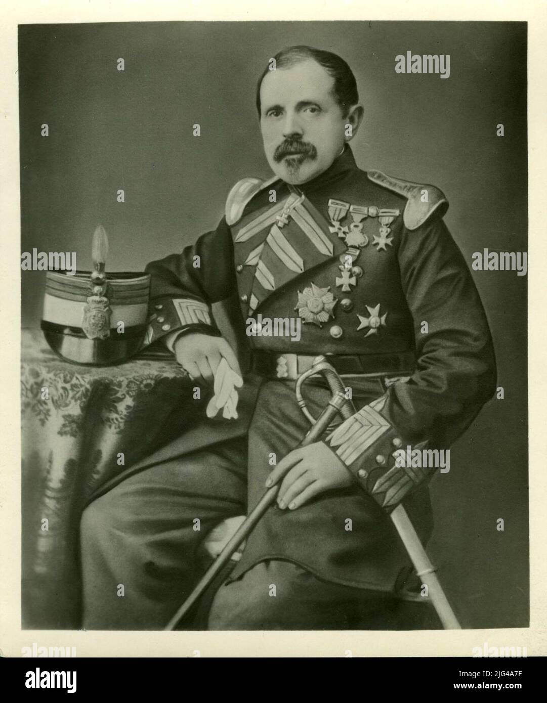 Photograph of Colonel D. Mauel Coballes Bermudez, 1950. COR PHOTOGRAPH ...