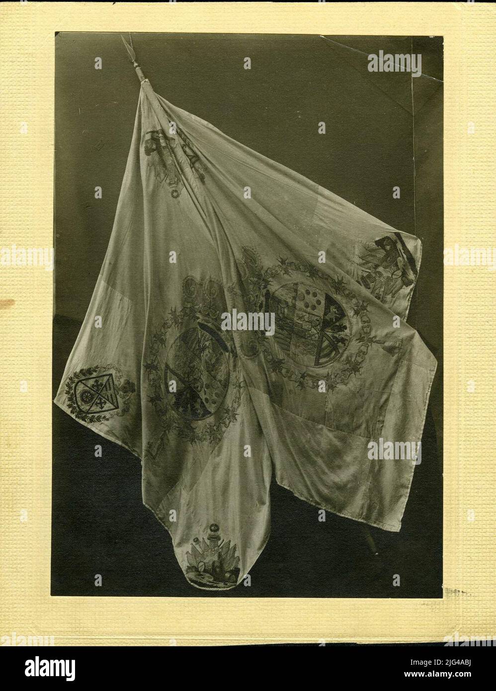 Photograph of colonel flag. Military Academy of S. Fernando. Military ...