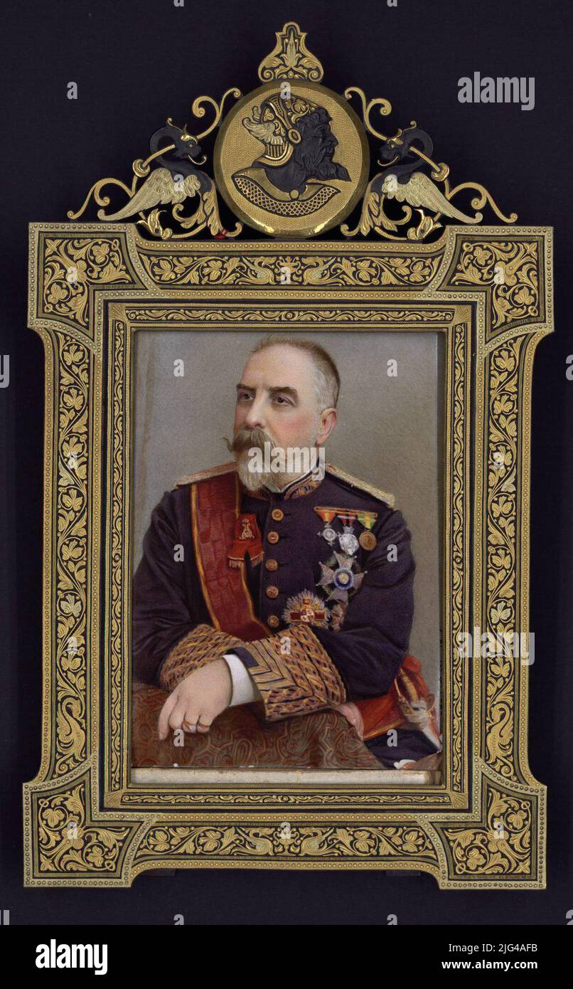 Portrait of Captain General Ramón Blanco Erenas. Description: Sitting ...