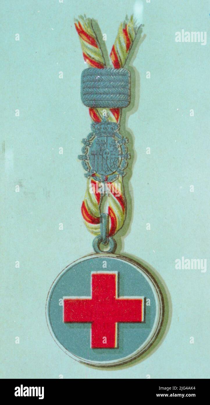 Distinctive for commissions: Spanish Red Cross. Illustration to ...