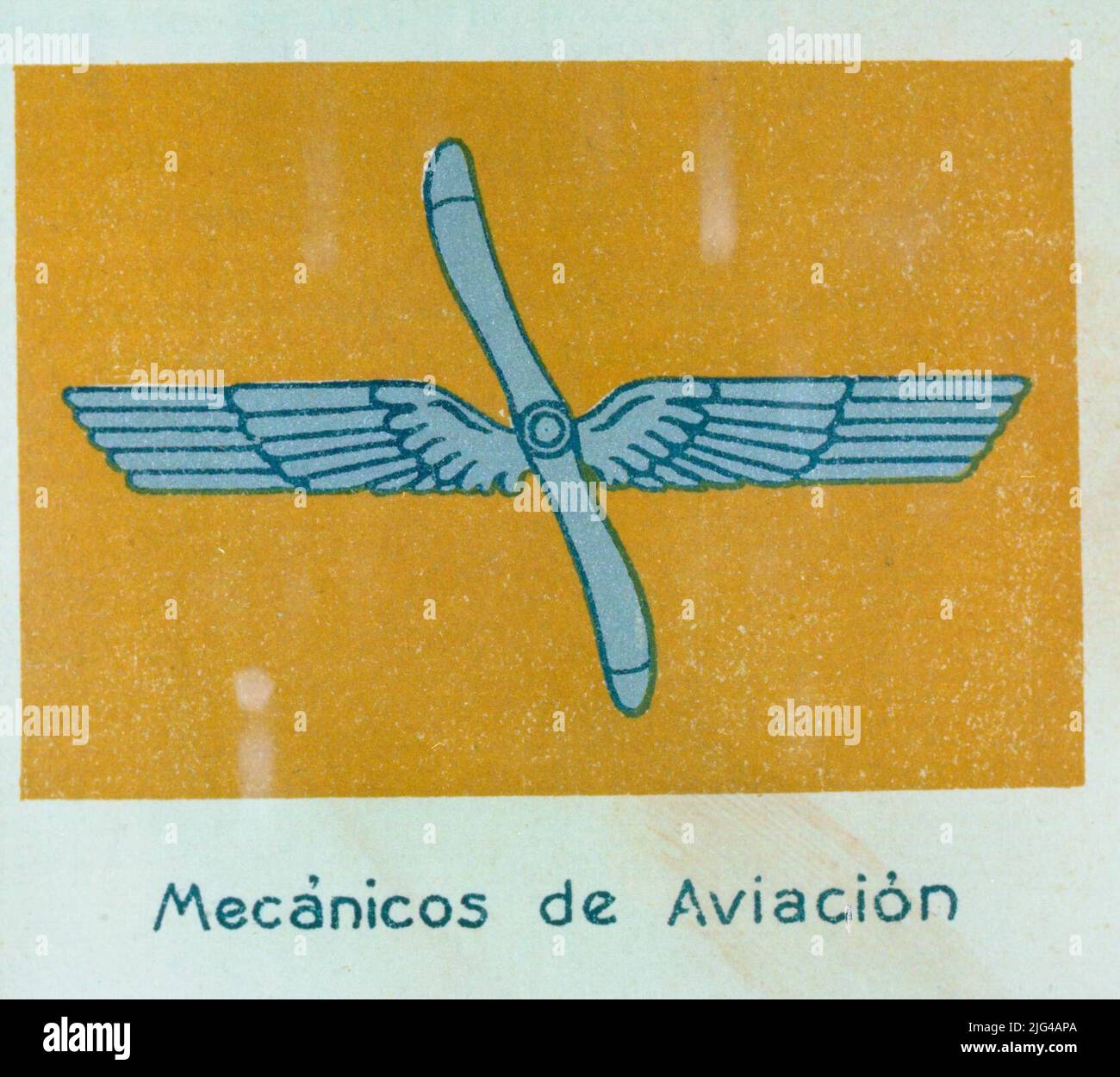 Aviation mechanics. Illustration for: Approved the badges indicated for ...