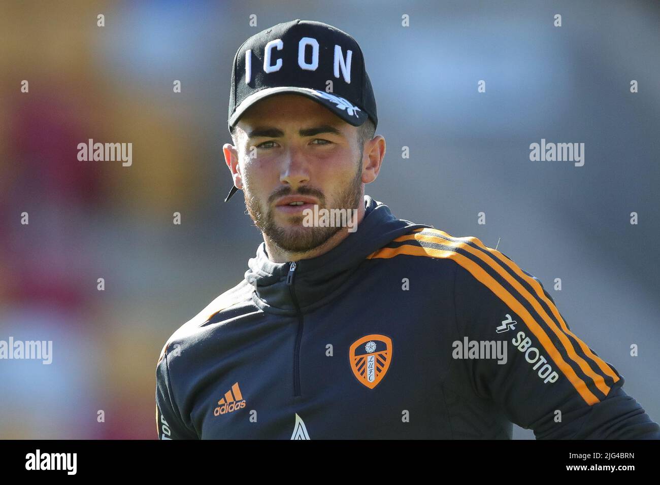 Jack Harrison #22 of Leeds United arrives at City of York Council’s ...