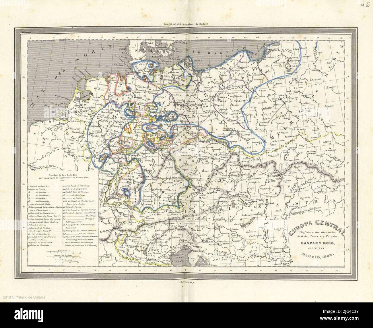 Central Europe: Germanica Confederation, Austria, Prussia and Poland ...