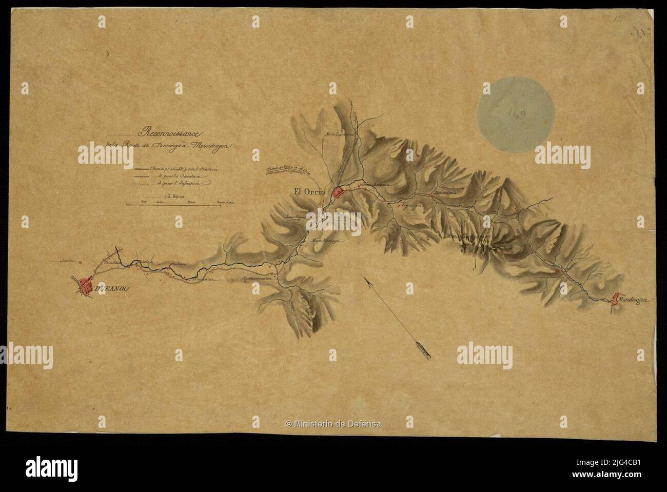 Durango mapa hi-res stock photography and images - Alamy