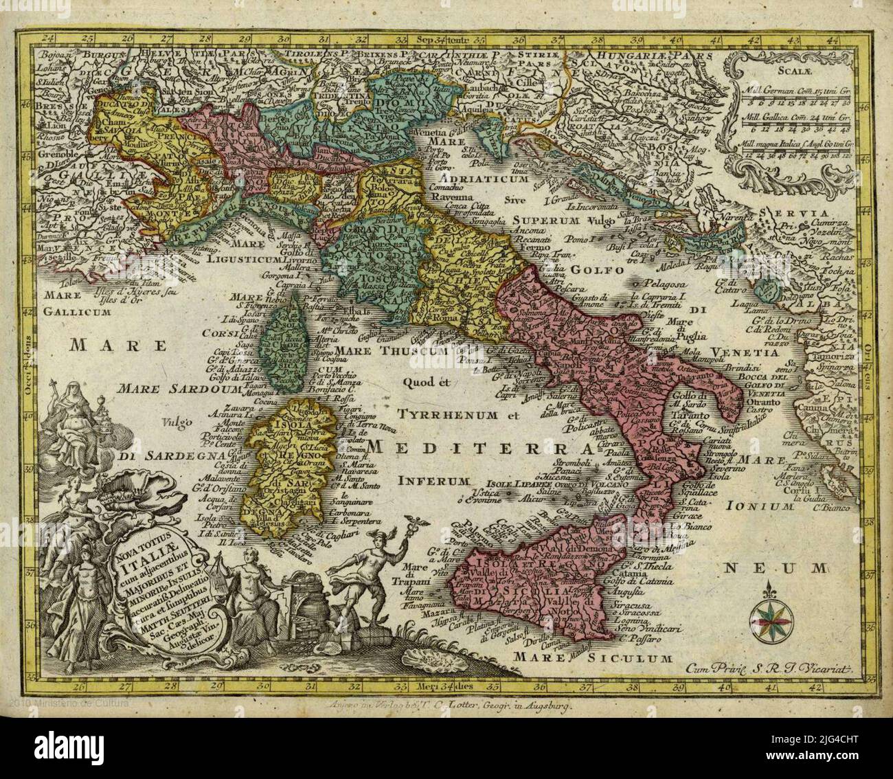 A new whole Italian with the adjacentibus of greater and less islands ...