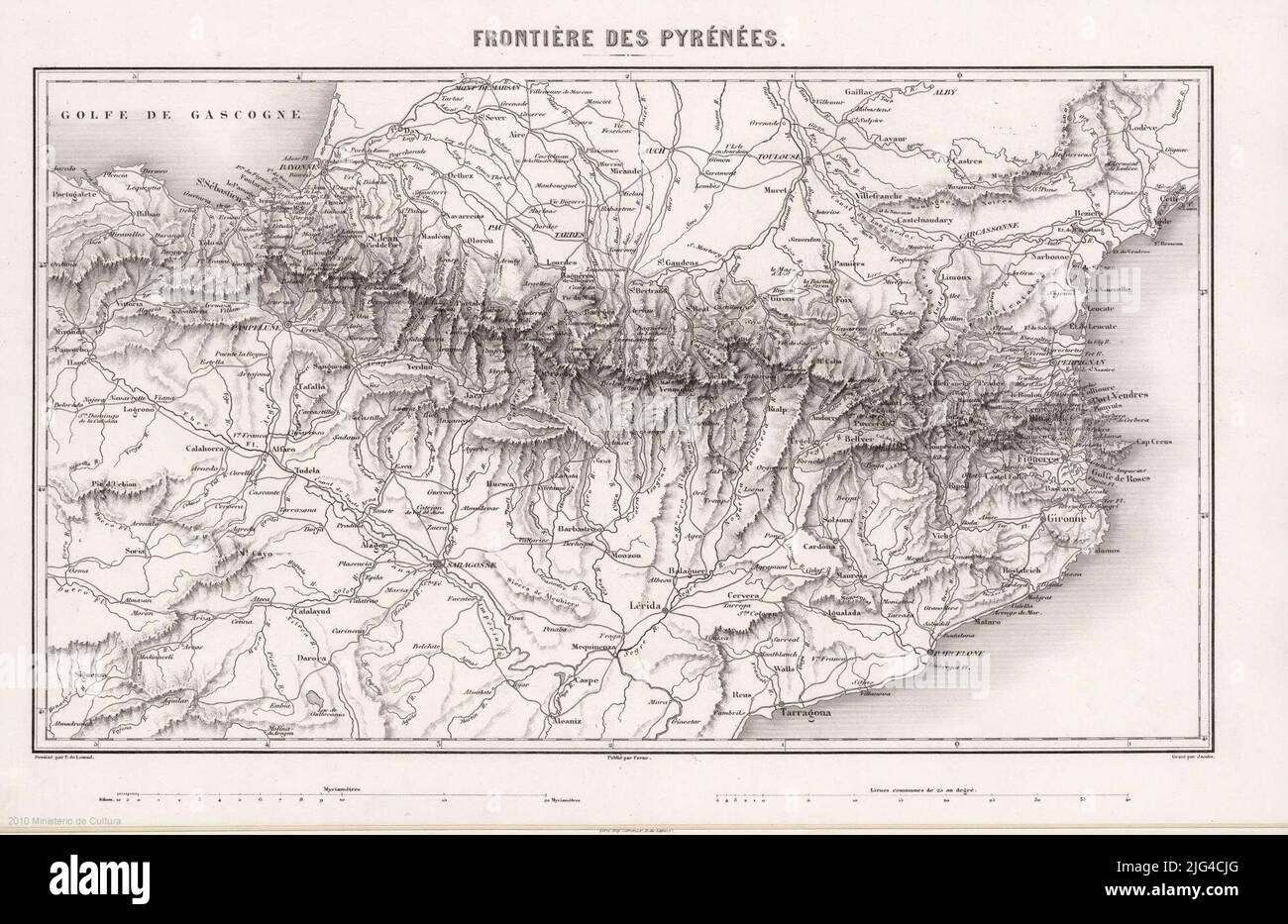 Pyrenees border: [Campaign map for the intelligence of the wars of ...