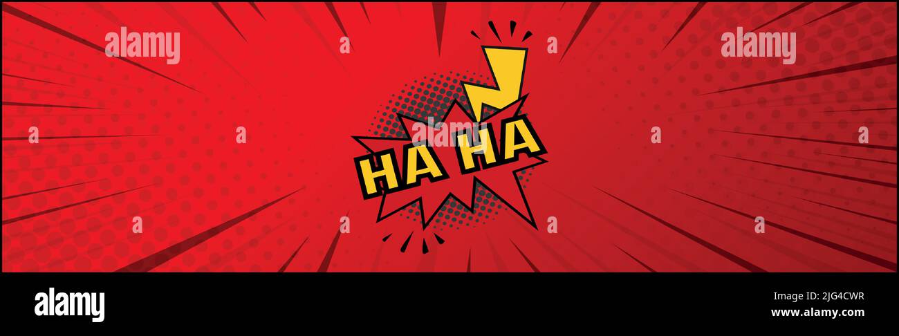 Comic lettering HA-HA on white background - Vector illustration Stock ...