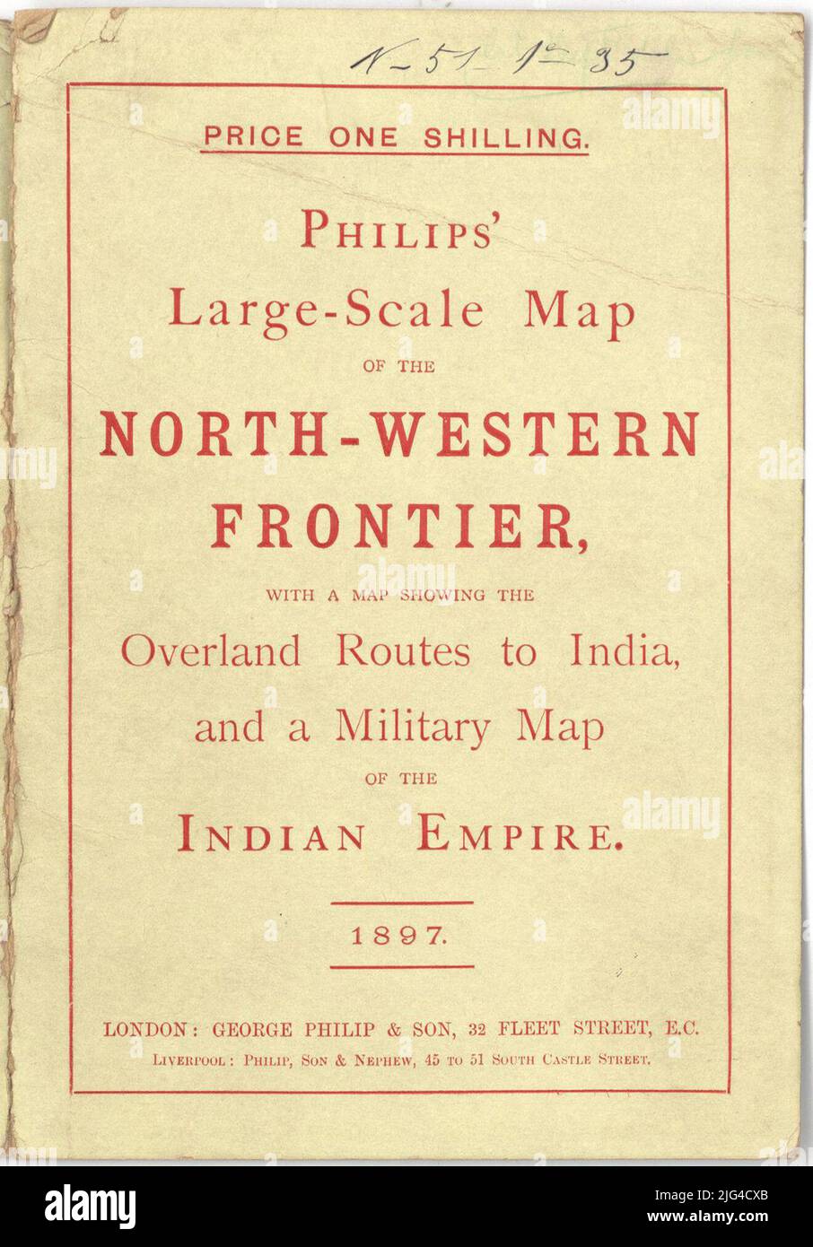 Philips' Special Large - scale Map of the North Western Frontier. It ...
