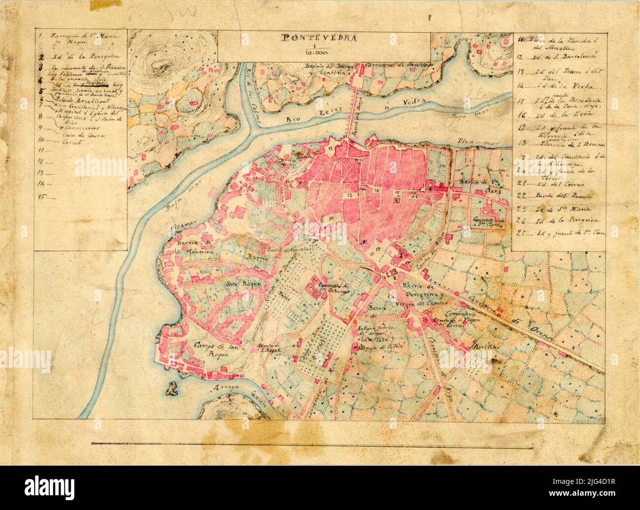 Pontevedra [map]. This is the original Minute of Mr. Francisco Coello ...