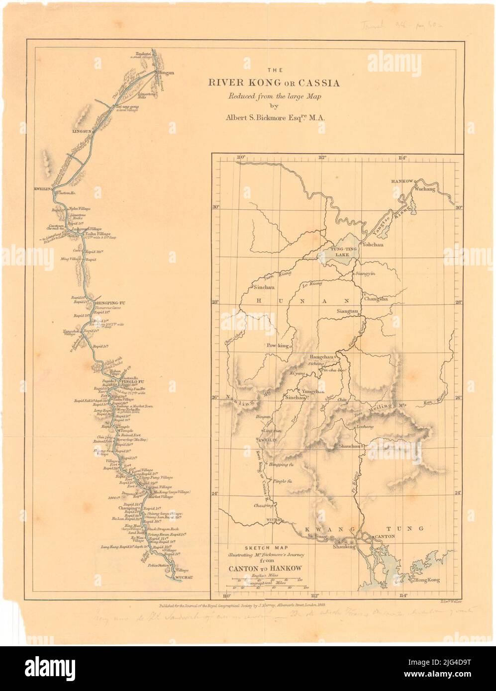 The River Kong or Cassia : reduced from the large Map. Understand from ...