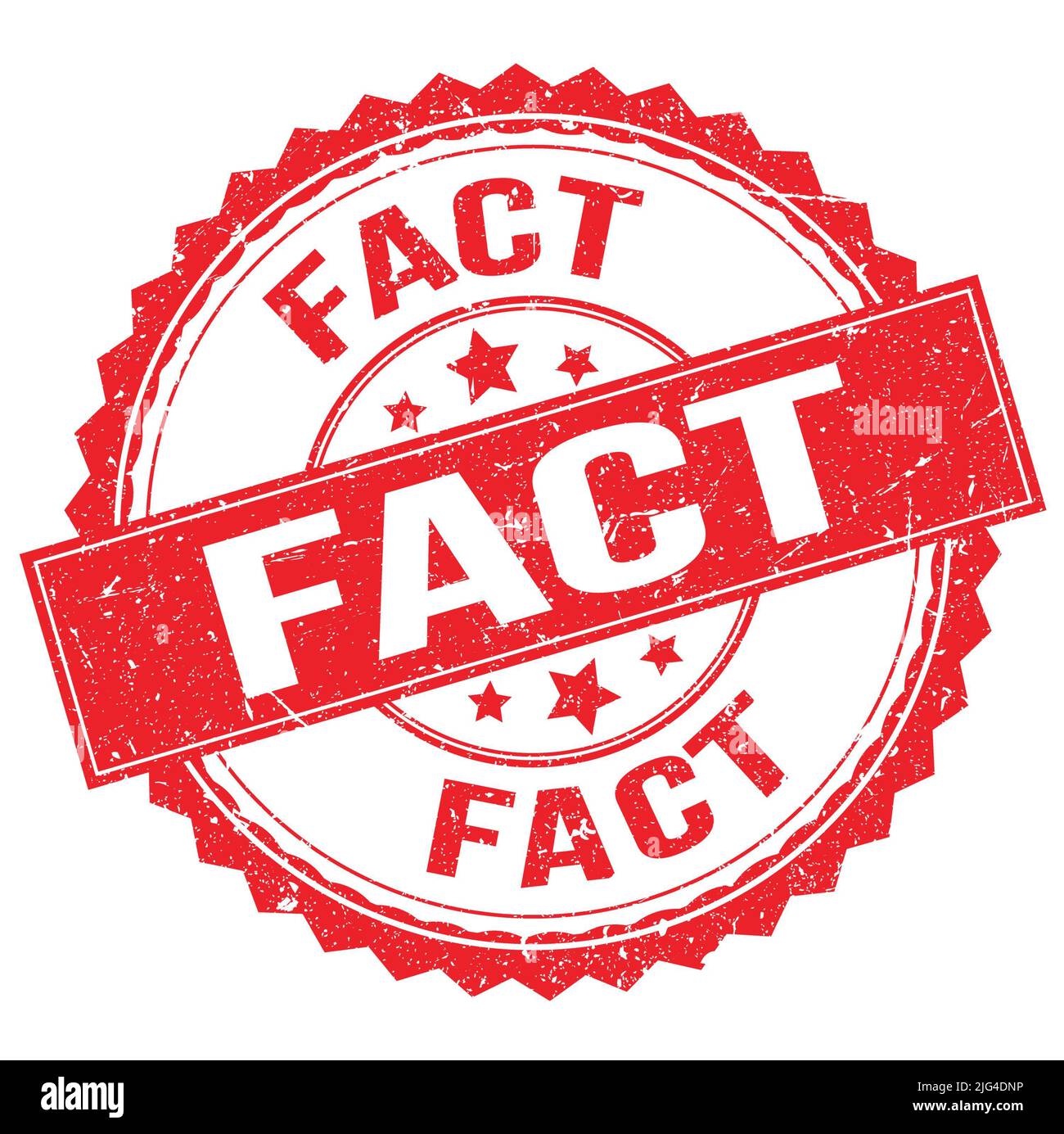 FACT text written on red round stamp sign Stock Photo - Alamy