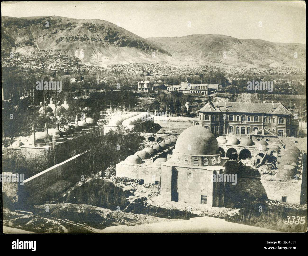 Turkey in the world war. View of Damascus Stock Photo - Alamy