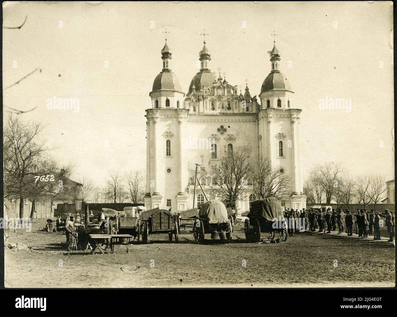 German troops in Kyiv. German fleet in front of the Russian ...