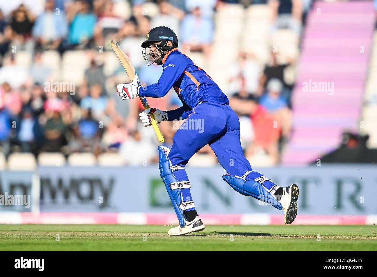 Deepak Hooda of India runs a single Stock Photo - Alamy