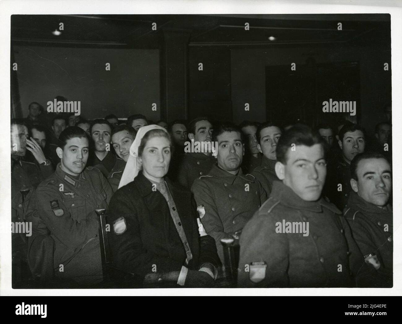 Members of the Blue Division who attended the [...] held in his honor ...