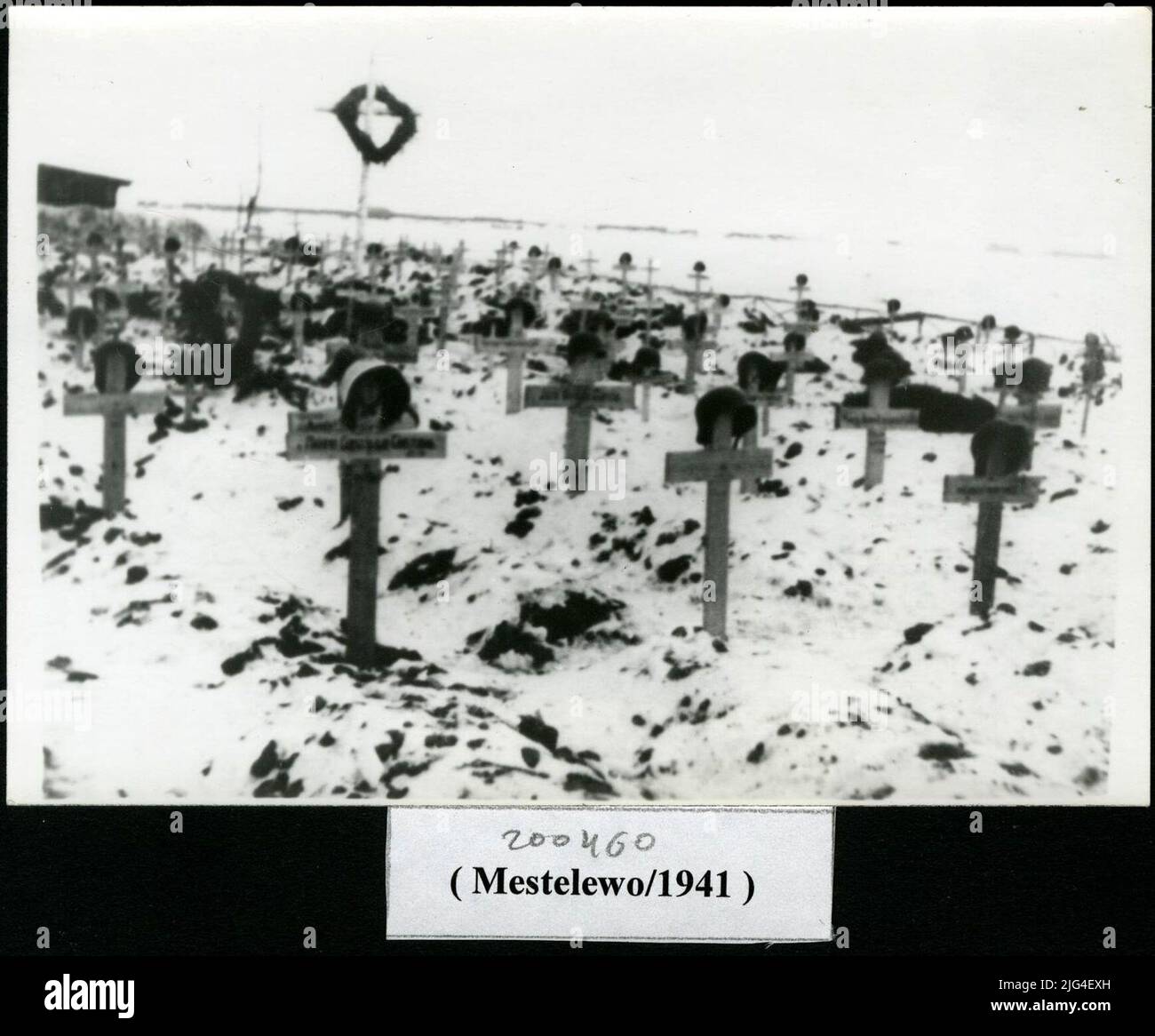 Photograph by Cementiriro de Mestelewo, 1941. View of the Spanish ...
