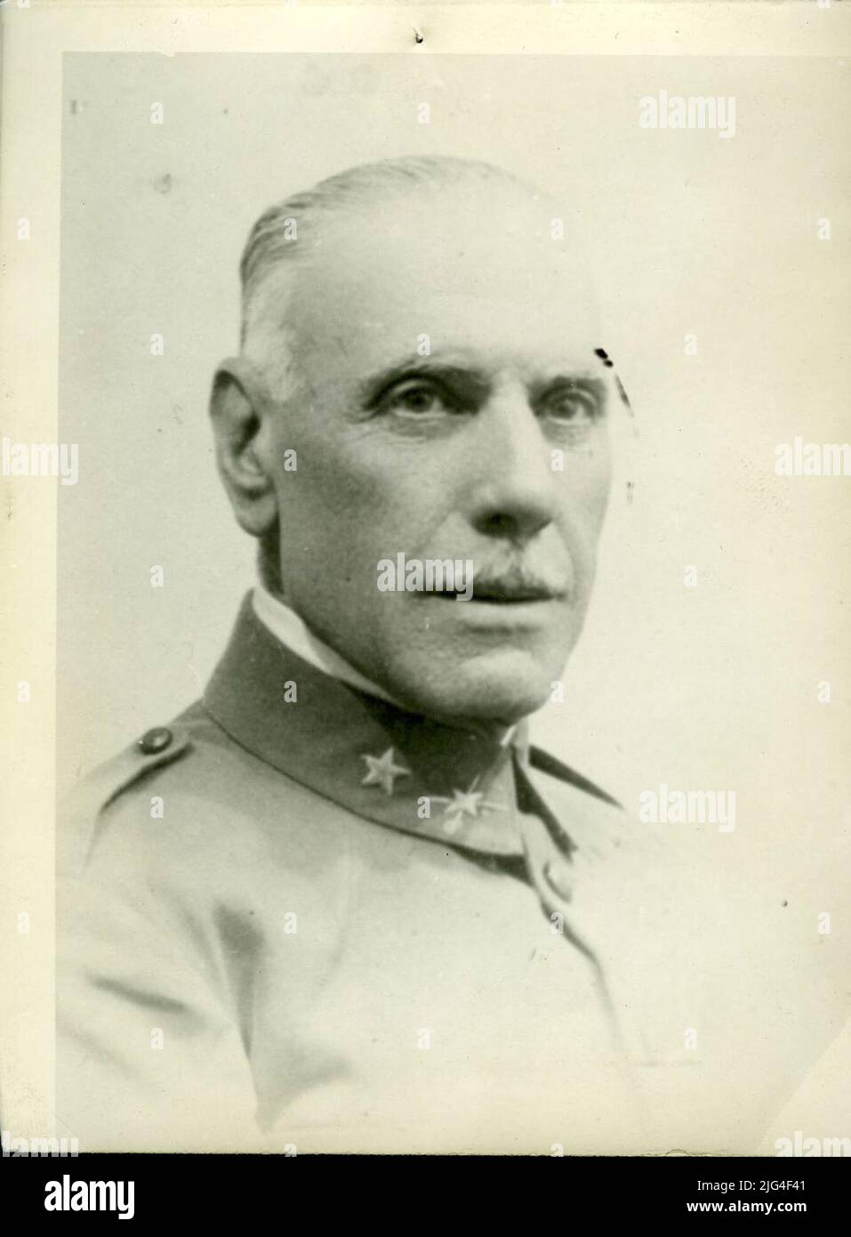 Gral portrait. Jose Giraldo Gallego, 1960. Photography of a previous ...