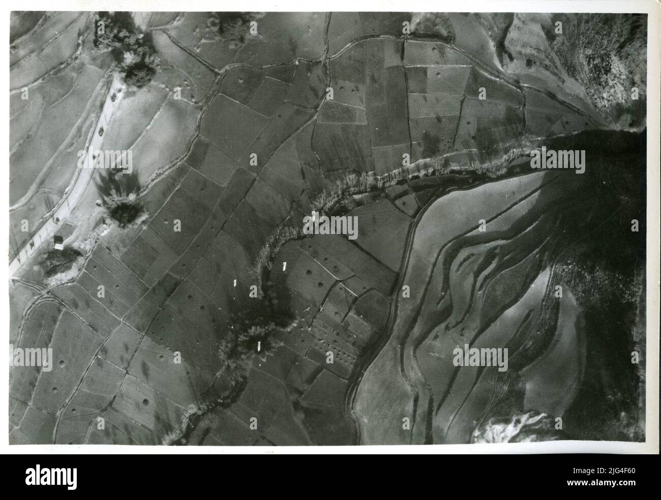 Aerial view of the Montalban road to Gargallo. Found in the Gral ...