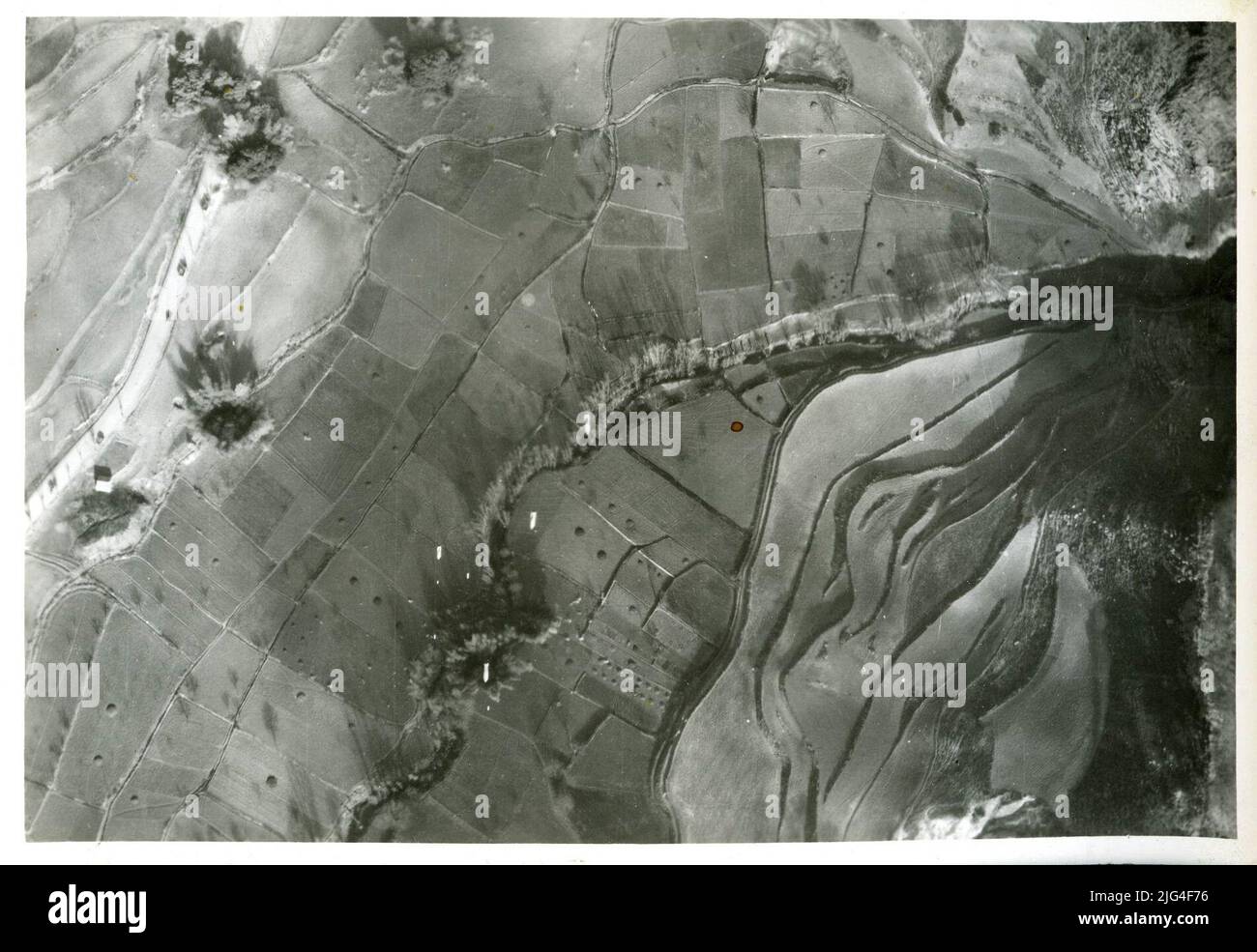 Aerial view of the Montalbán road to Gargallo. Found in the Gral ...