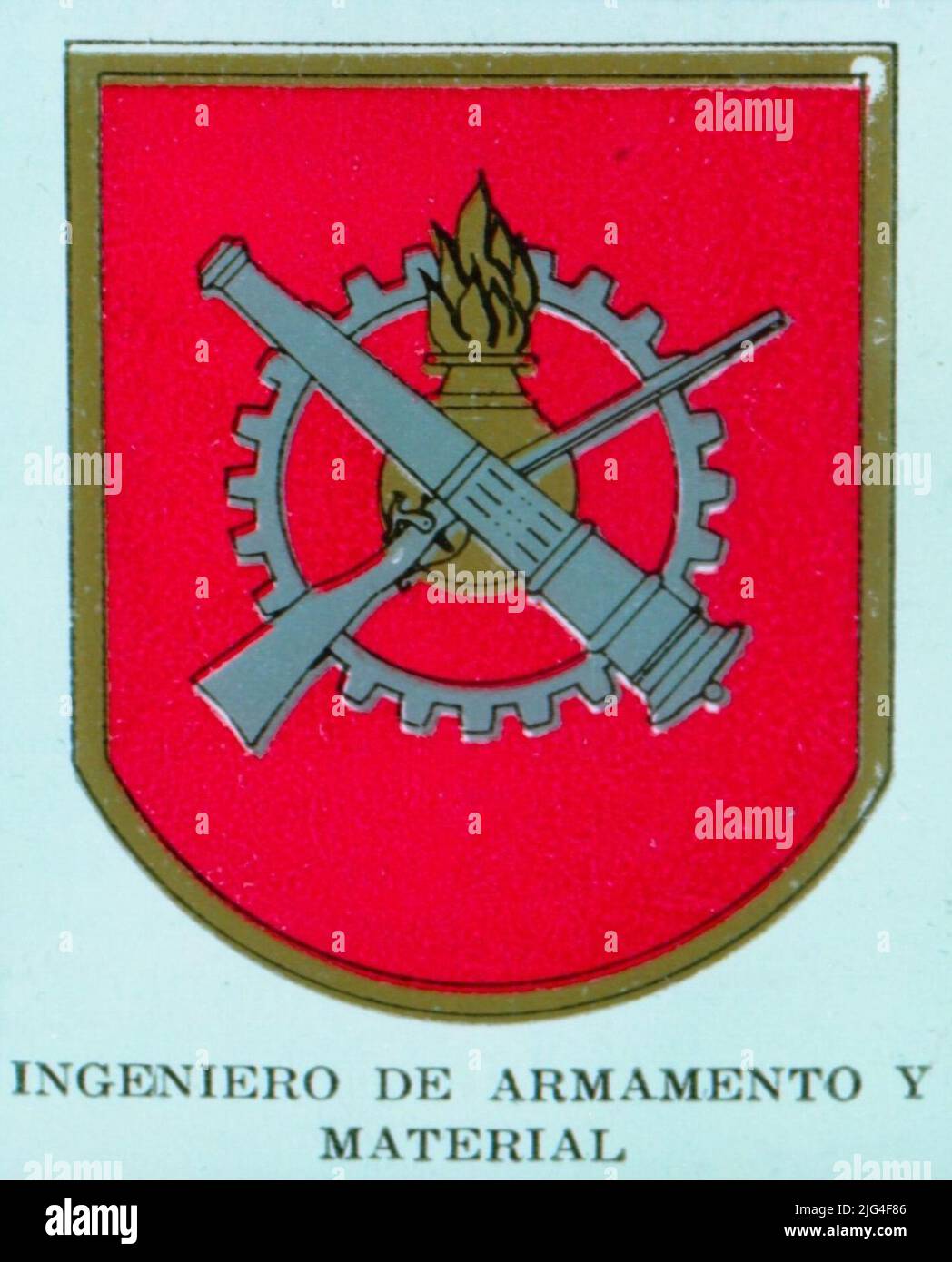 Distinctive of Armament and Material Engineer. Illustration for: by ...