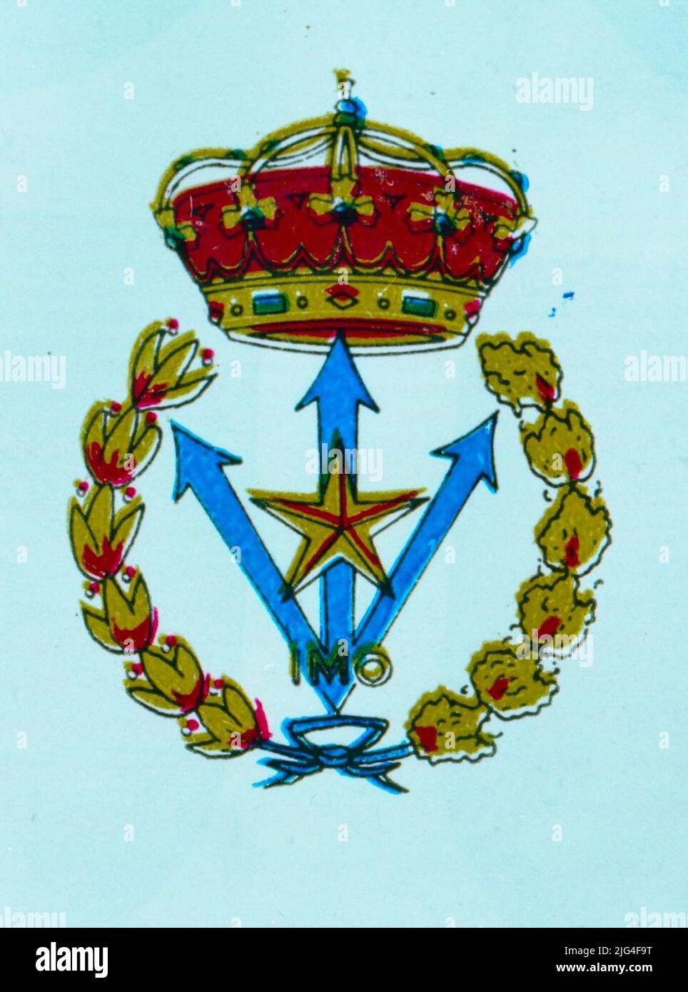 Distinctive of the Operational Military Research Service. Illustration ...