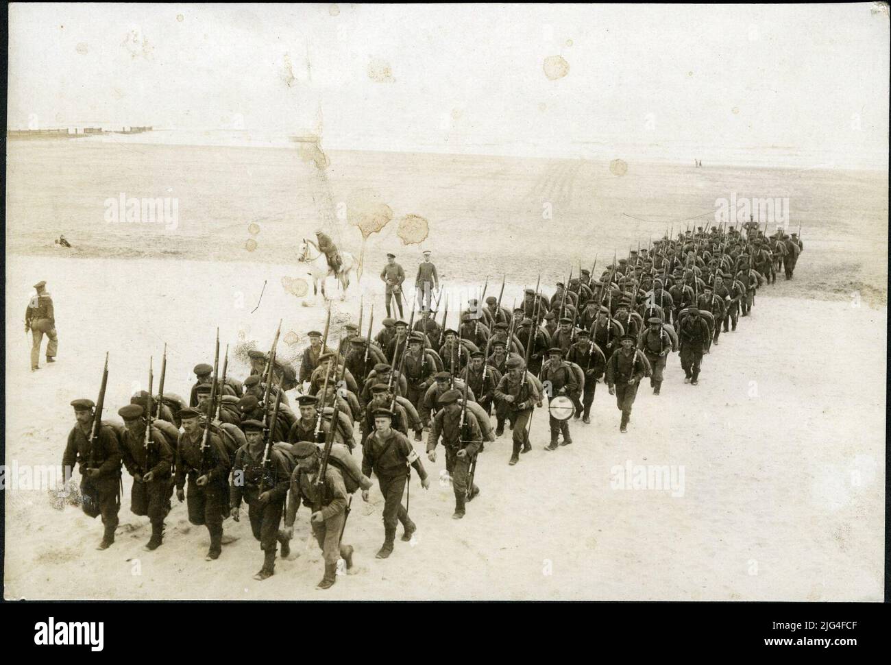 German Marine Infantry in Flanders Stock Photo - Alamy