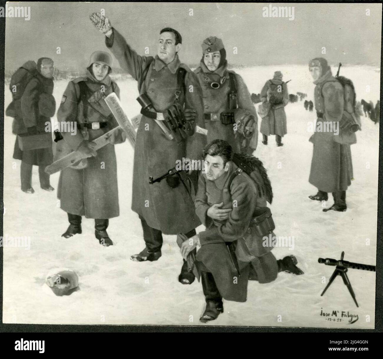 [Photographs of the Blue Division] Stock Photo - Alamy