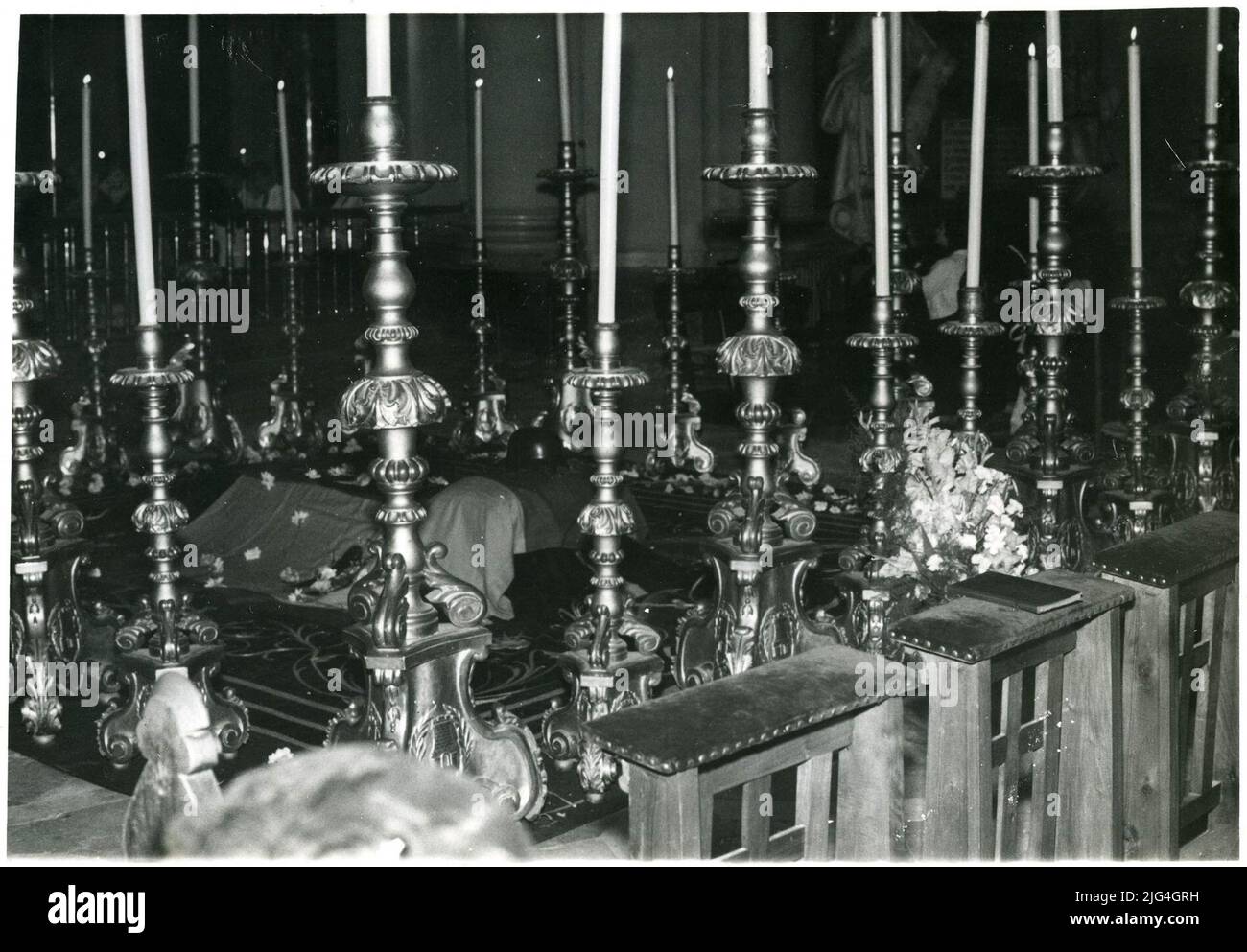 Funeral day 14.VII.58. XVII Anniversary Stock Photo - Alamy