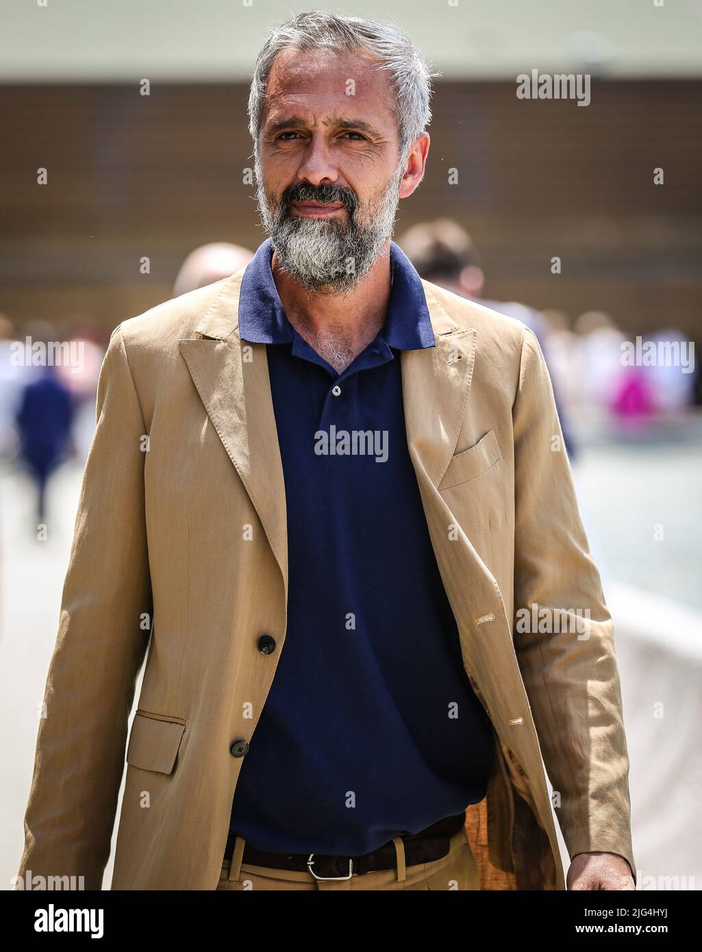 FLORENCE, Italy- June 16 2022: Daniele Biagioli on the street in ...