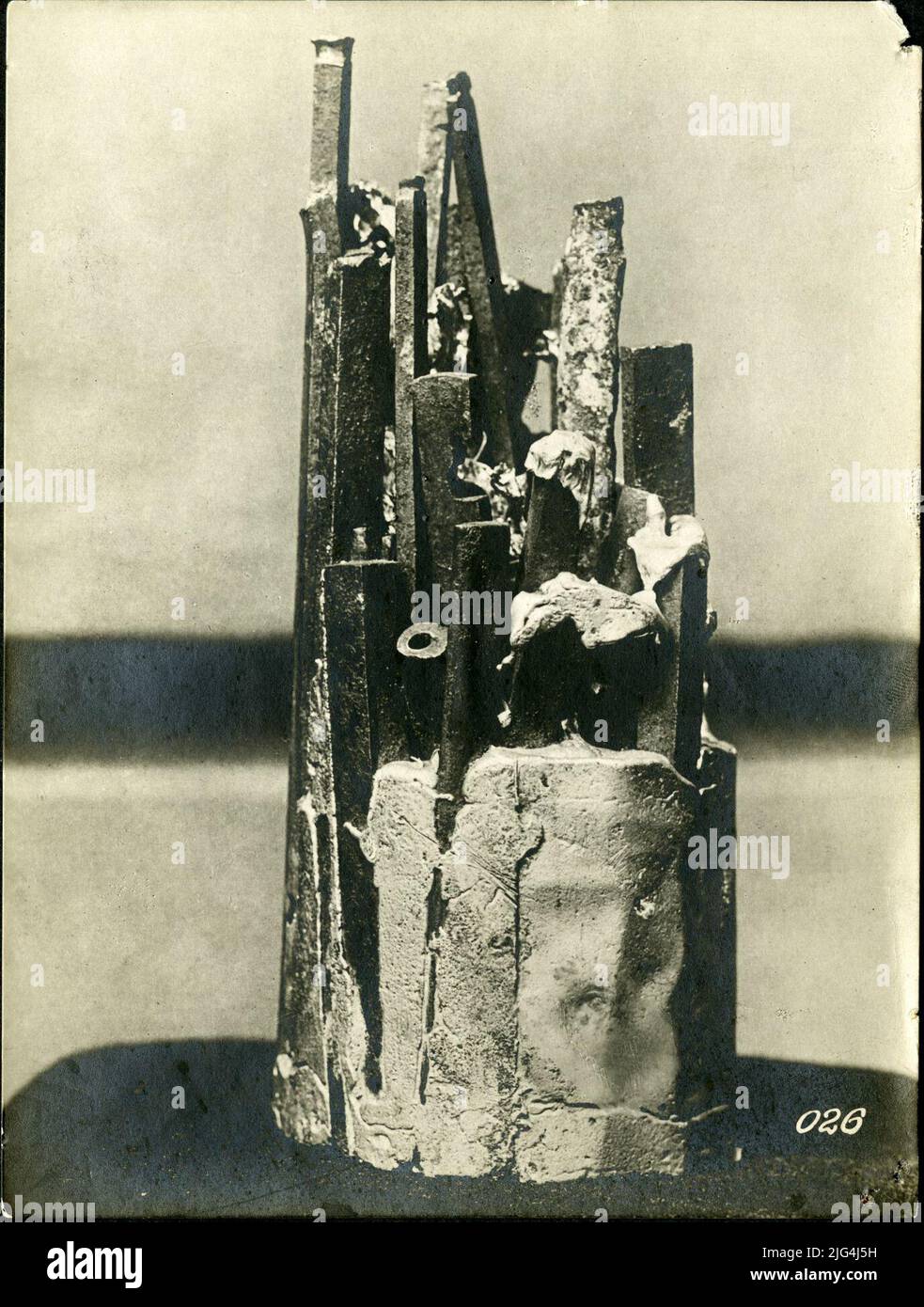 Content of a French dud that has fallen in the area of the 2nd army ...