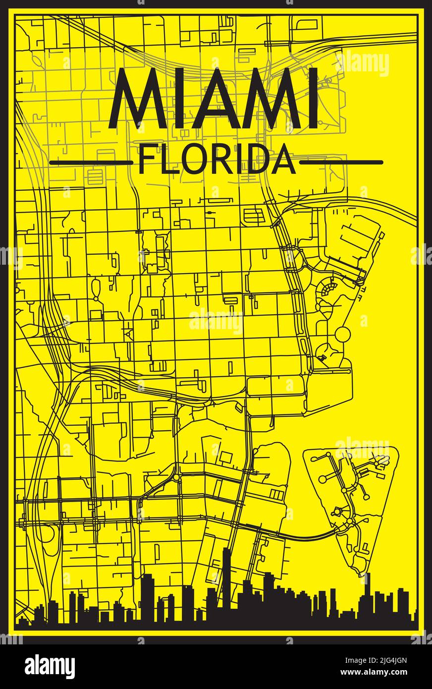 Street Map Of Downtown Miami